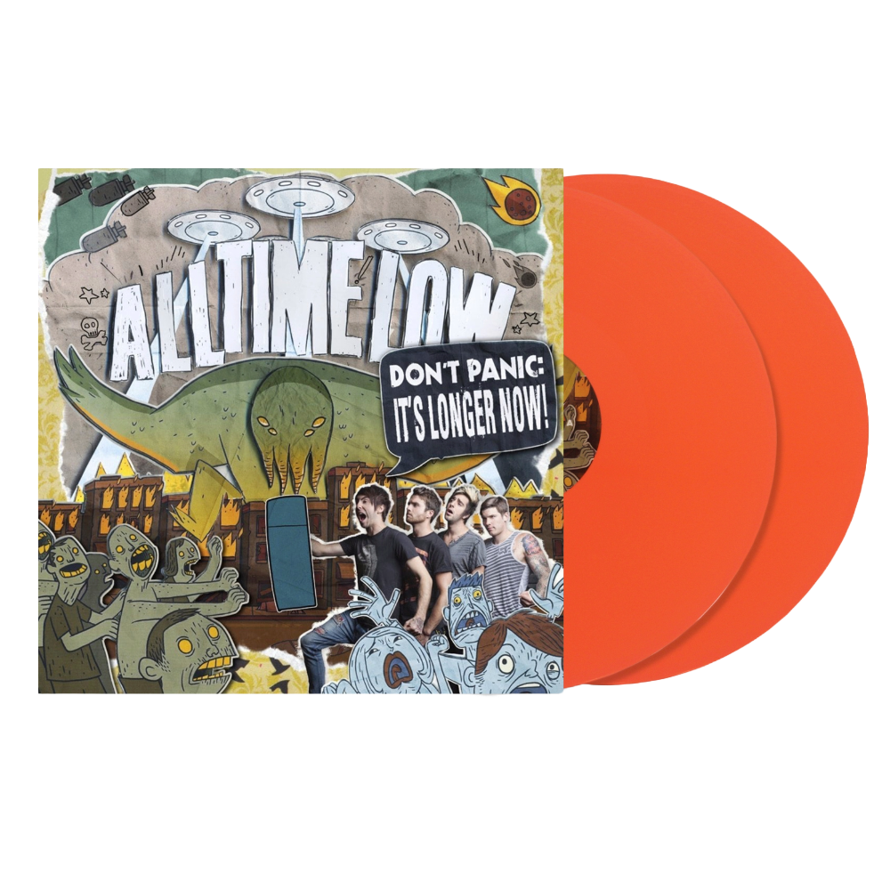 Don't Panic: It's Longer Now (Orange LP) - All Time Low Official Store